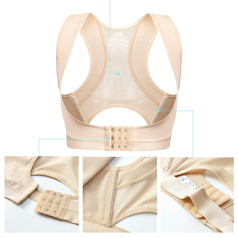 Posture Corrector Bra Chest Brace Up Back Support Brace For Women ...