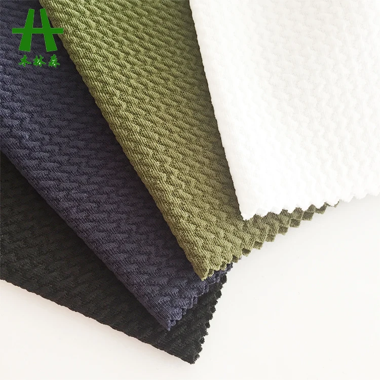 Mulinsen Textile Polyester Spandex Jacquard Bullet Fabric 4 Way Stretch ...
