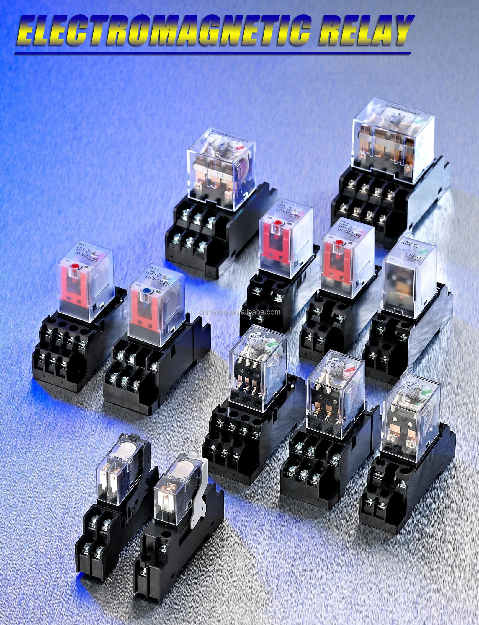 New Electromagnetic Relay 240VAC 28VDC 5-10A for Circuit Conversion ...