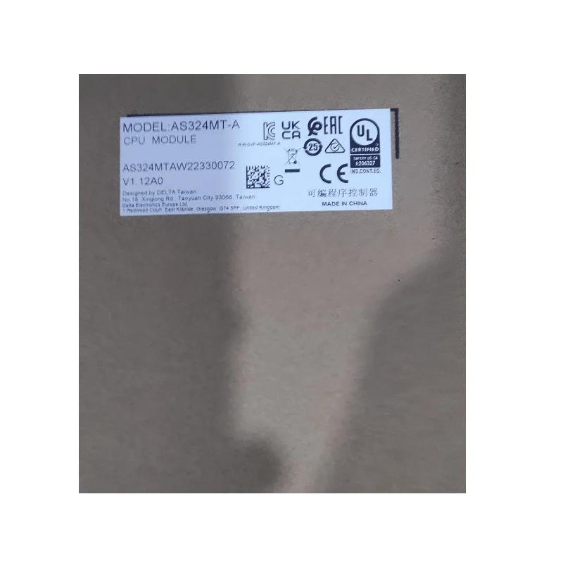 Plc As324mt-a New Original Cpu Npn Differential Output Module For Delta - Buy As324mt-a Cpu Npn ...
