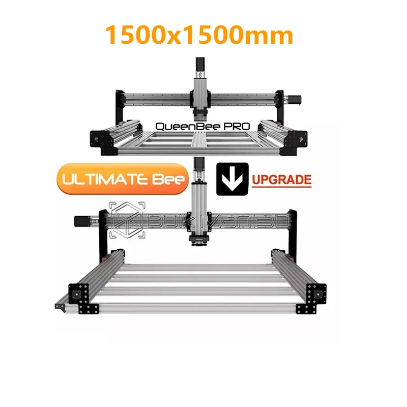 1500x1500mm BulkMan3D Upgrade Conversion Kit From QueenBee Pro to Ball ...