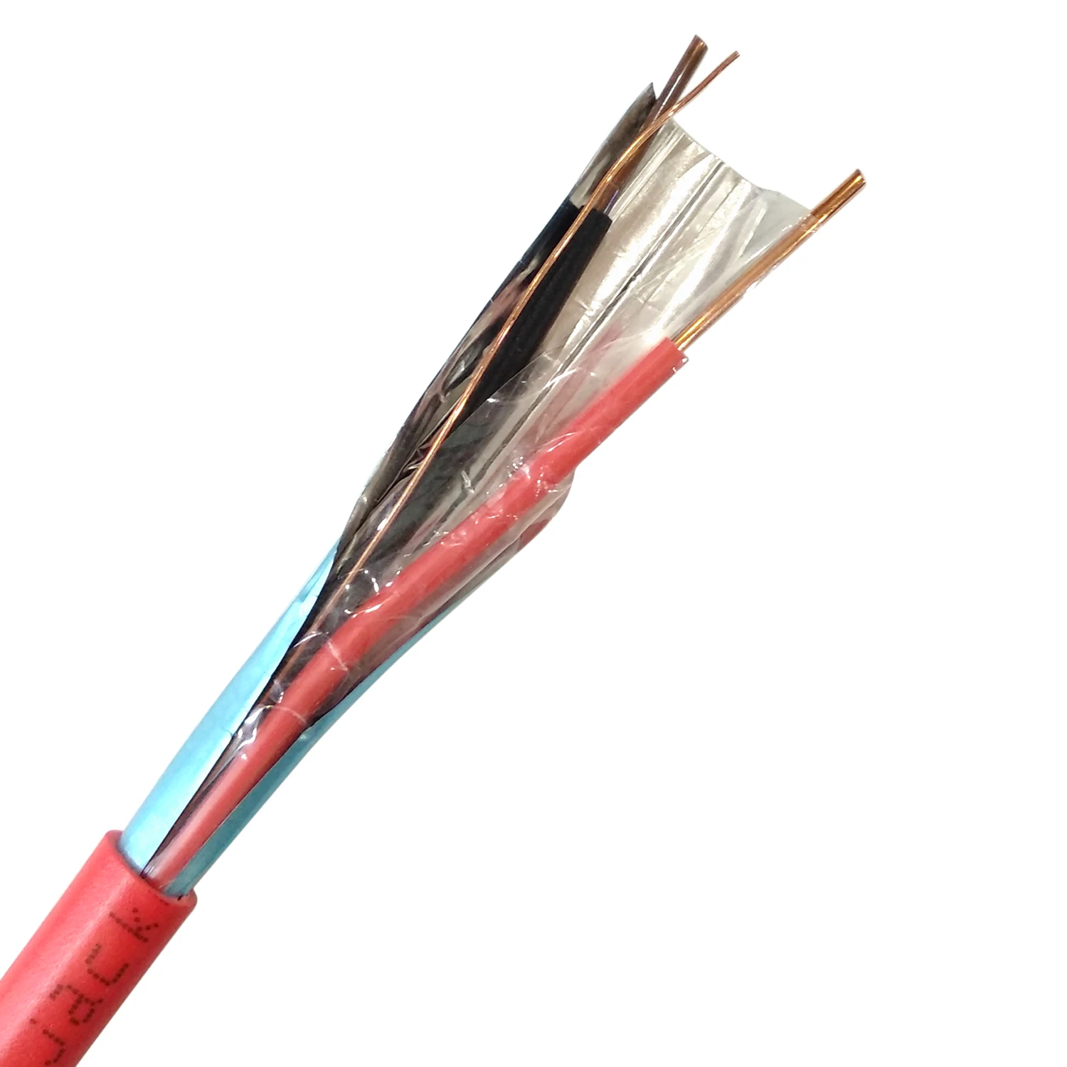 2.5mm Twisted Pair Fire-resistant Fire Alarm Cable 1.5mm Copper Cca 8 1 ...