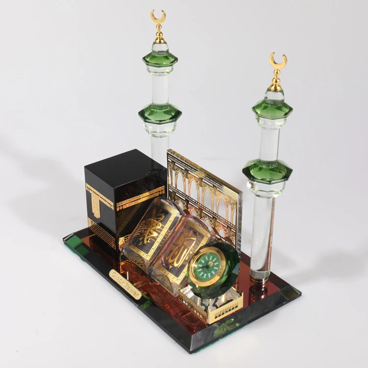 Crystal Cut Glass Kaaba Mecca Makkah Allah Ramadan Gift
