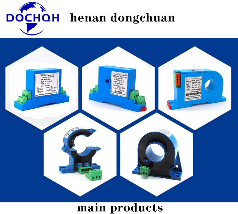 Hall Effect Dc Current Sensor 4-20ma Current Transmitter Smart Current ...