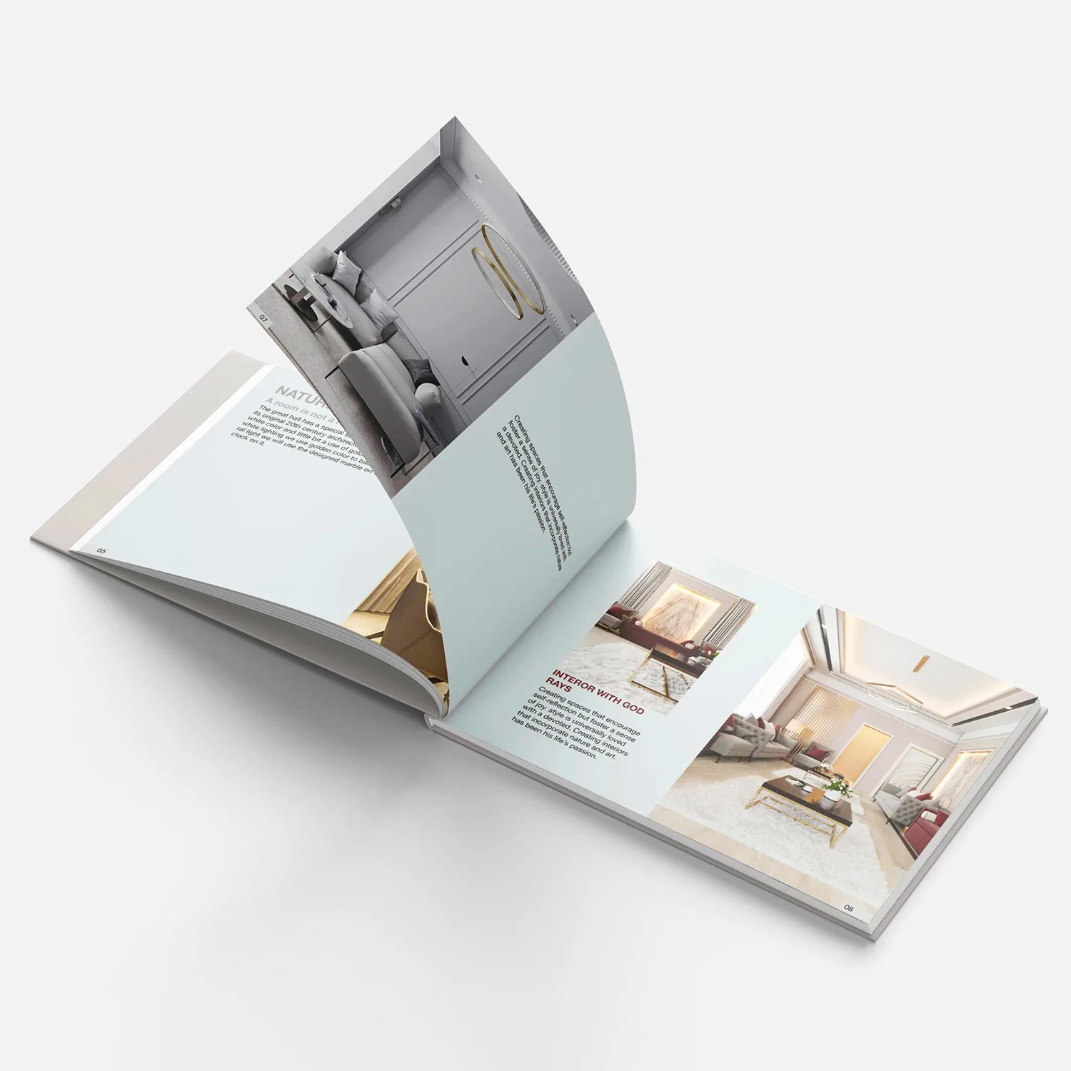 Factory Custom Flyer Design and Print Die Cut Folder Gift Booklet ...