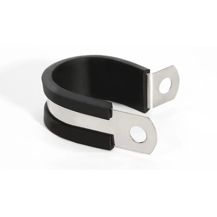 Epdm Rubber Lined P Clip Water Pipe Tube Hose Clamp Holder/rubber Lined ...