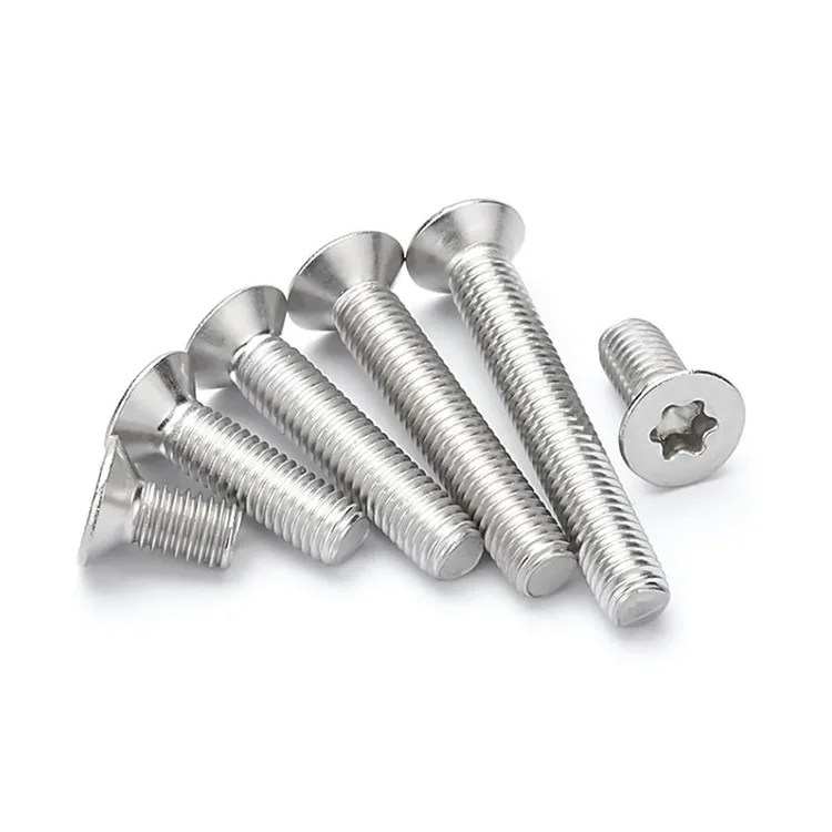 M1.6-M6 Torx Flat Head Stainless Steel Countersunk Screws, Black Oxide ...