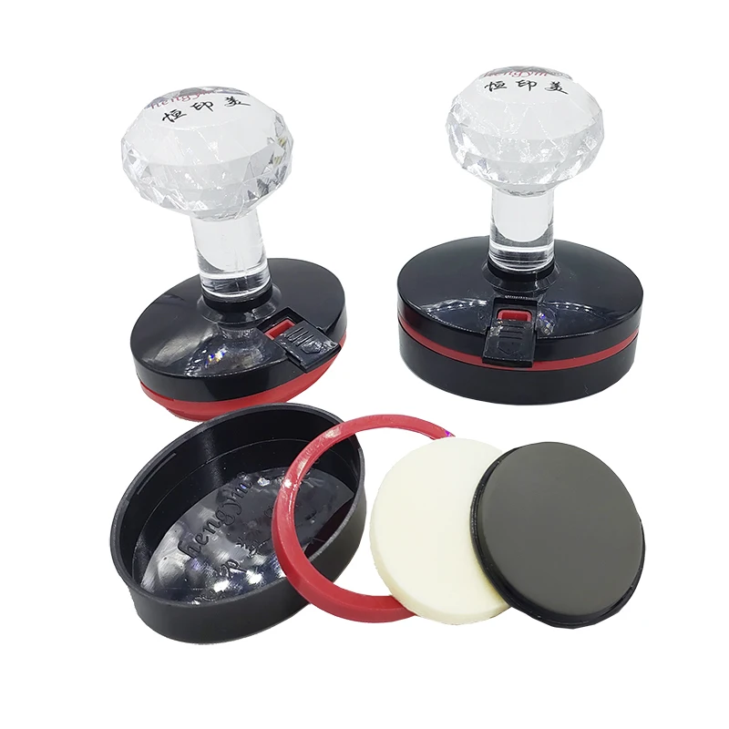 Rubber Stamp Plastic Handle