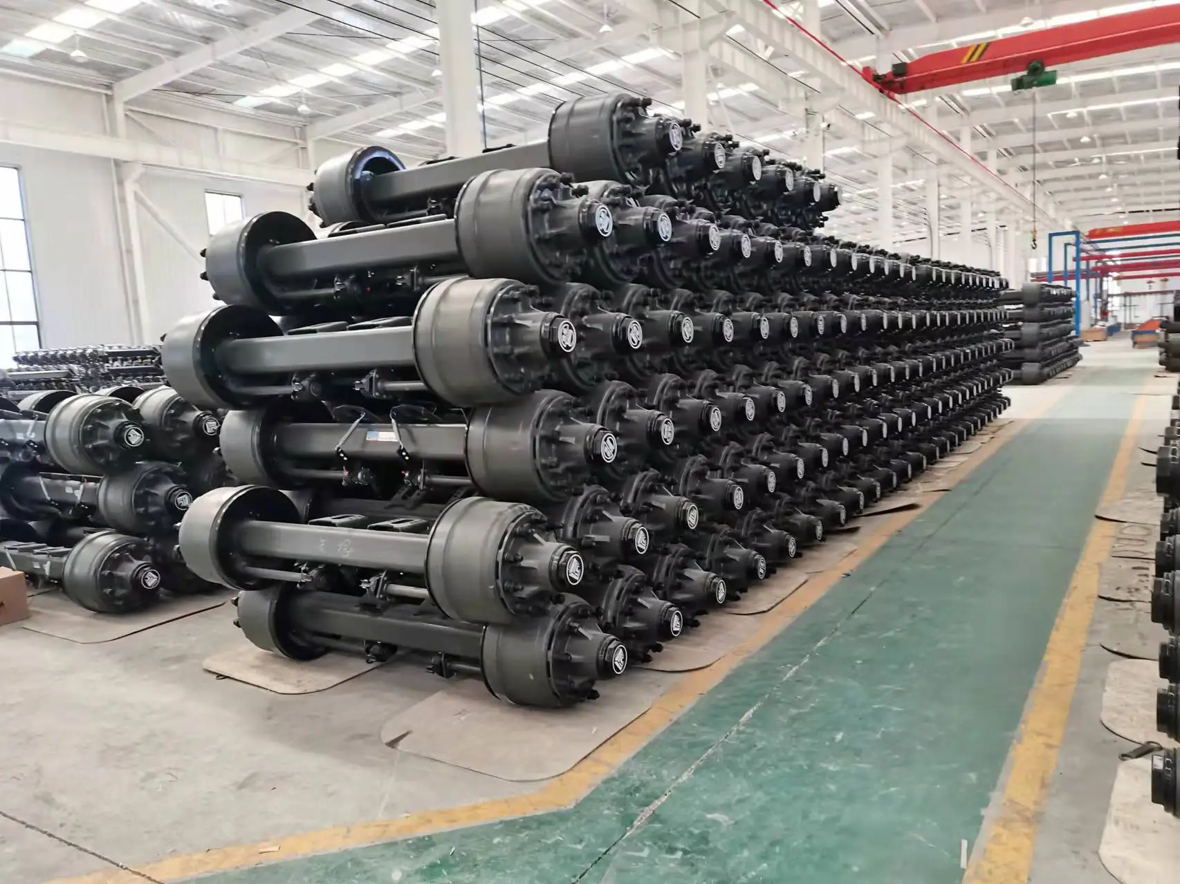 Tie Niu Axle 13t/16t/20t/model 1840-2080 Flat Plate/dump Truck Axle ...