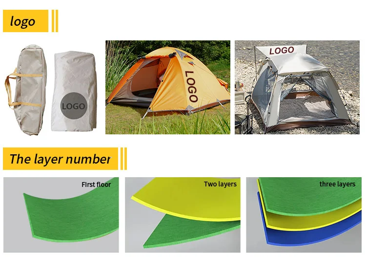 Two-room One Hall Double-decker Waterproof Luxury Large Pop Up Tunnel ...
