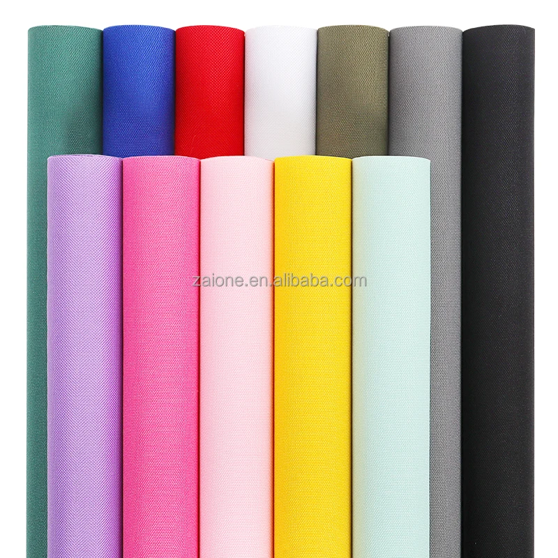 Custom Colorful Waterproof Canvas Fabric 600D Coated 100% Polyester ...