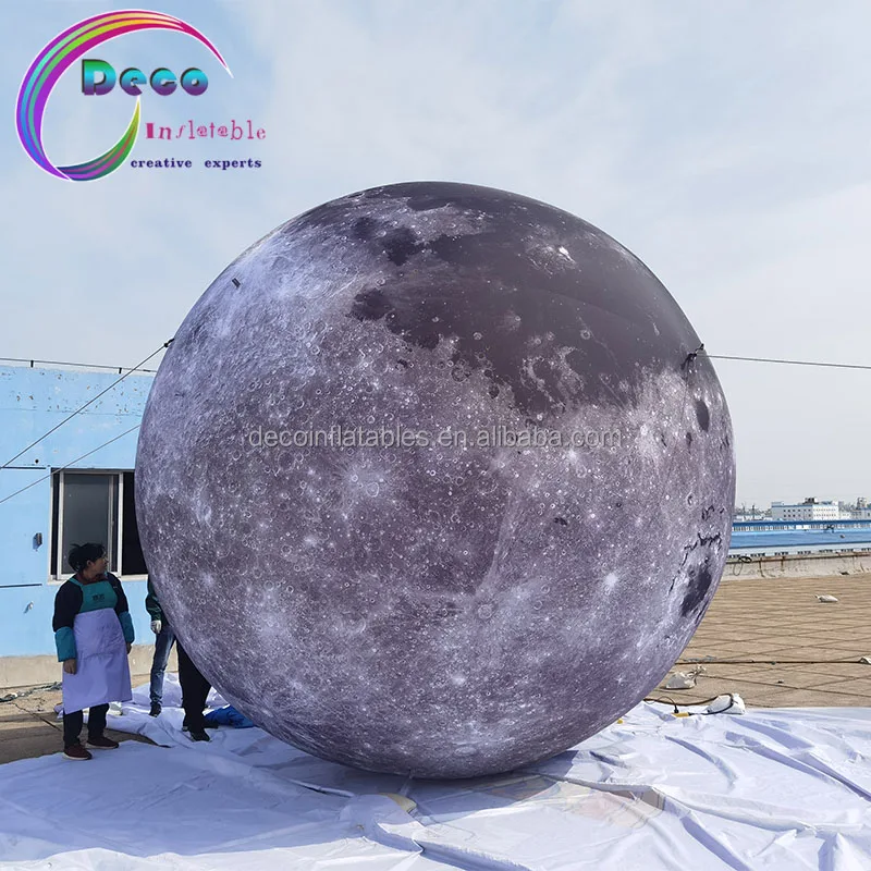 Space Theme Party Decorations - Inflatable Planets & LED