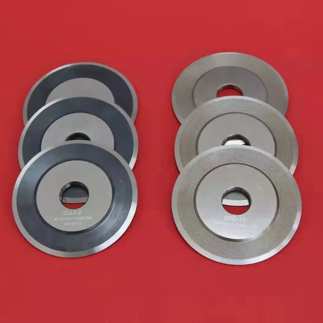 Oem/odm Plastic Films Circular Rotary Slitting Shear Cutter Blade For Leather Foil Round Pipe ...