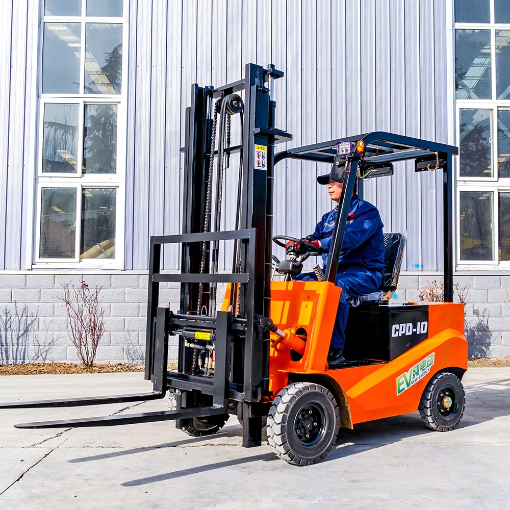 Popular Electric Forklift Truck 1 Ton 1.5 Ton 3 Ton Battery Forklift ...