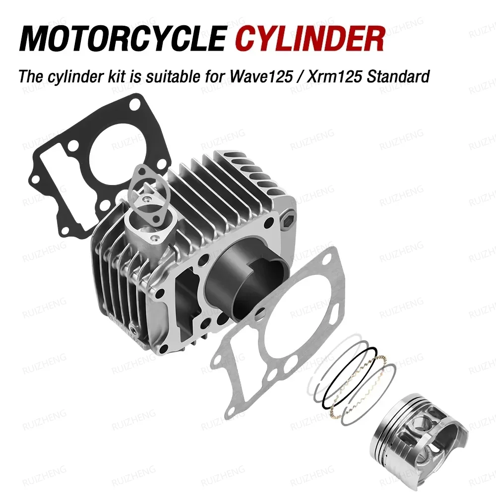 CYLINDER BLOCK WAVE100 WAVE 125 STD/53MM/57MM BEAT MIOI125 CLICK ...
