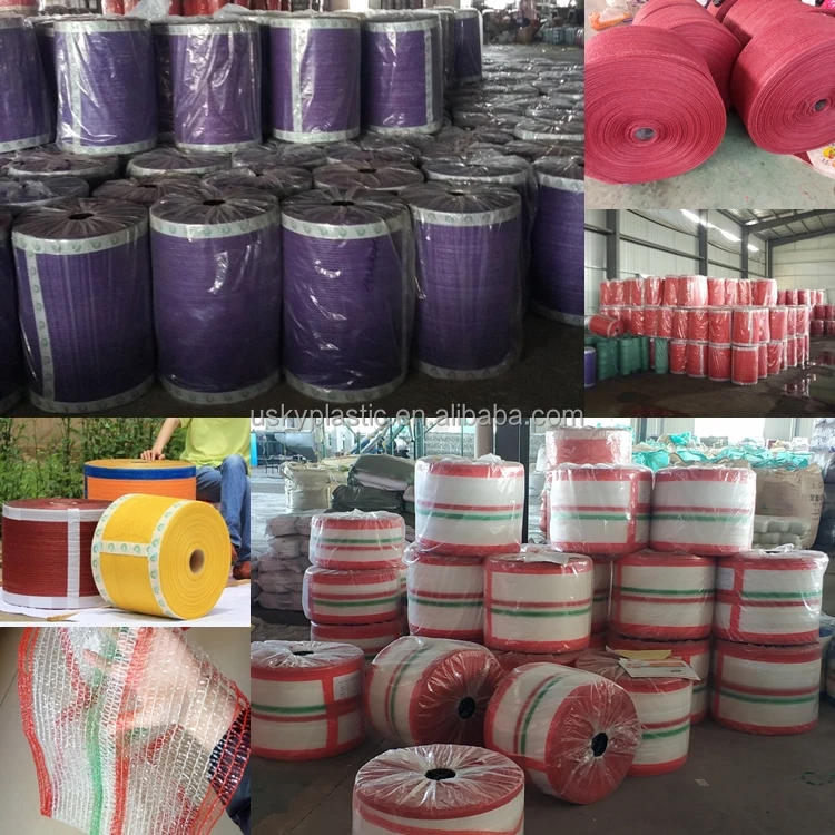 50*80cm Raschel Mesh Bag 28g in Roll for Ukrainian Market