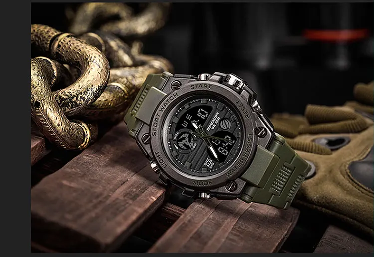 Sanda 739 Men's Watch - Luxury Quartz Digital Sports Watch