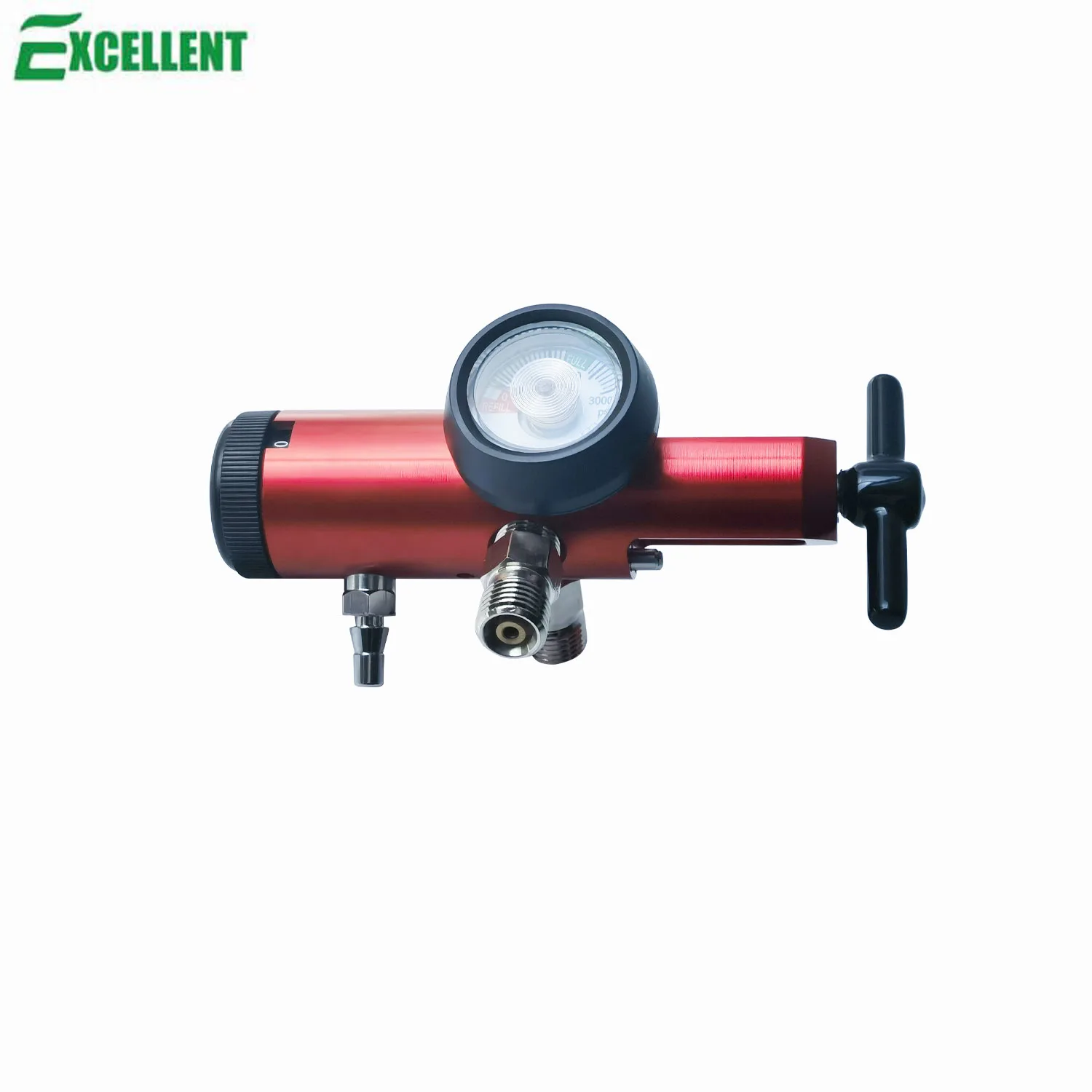 Red Color Medical Click Style First Aid Cga870 Oxygen Tank Regulator 0 ...