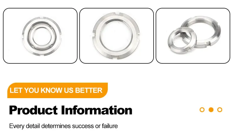 Din70825 Km Precision Din1804 Slotted Radial Shaft Lock Nut Din981 ...