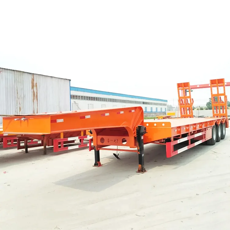 Heavy Duty Front Loading Detachable Gooseneck Lowbed Lowboy Low Bed Boy ...