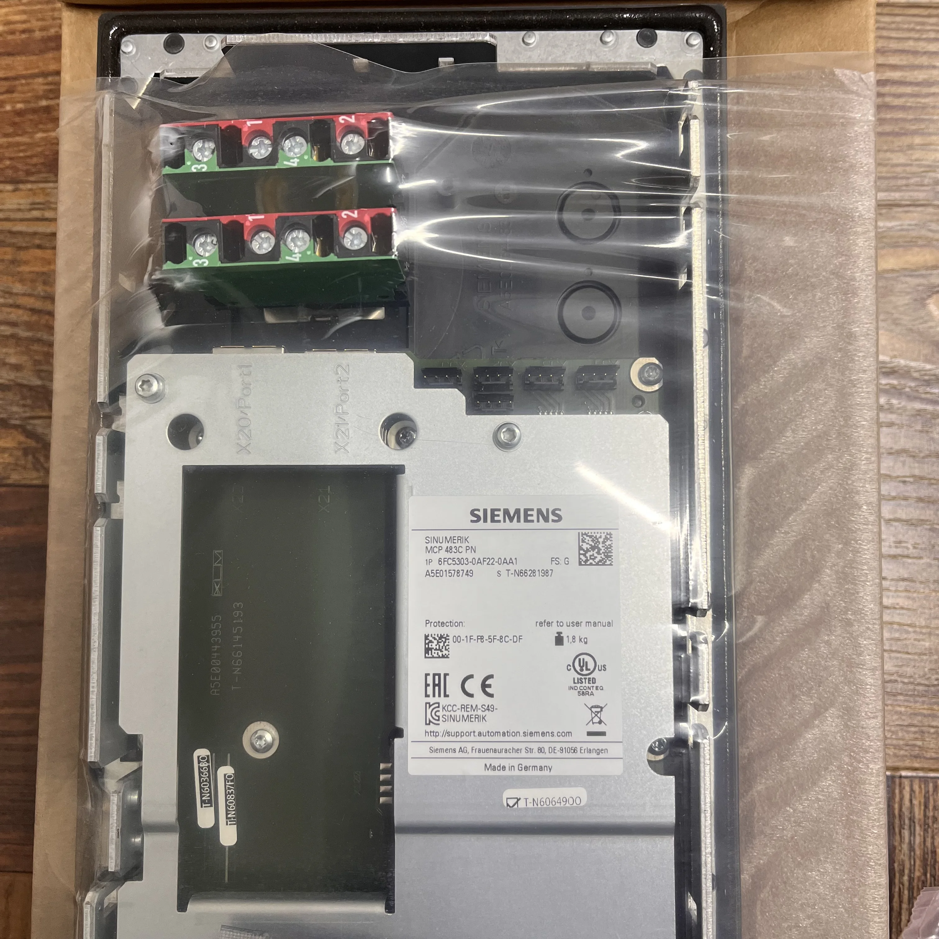 CNC Original Plc SINAMICS MCP Control Panel 6FC5303-0AF22-0AA1 for ...