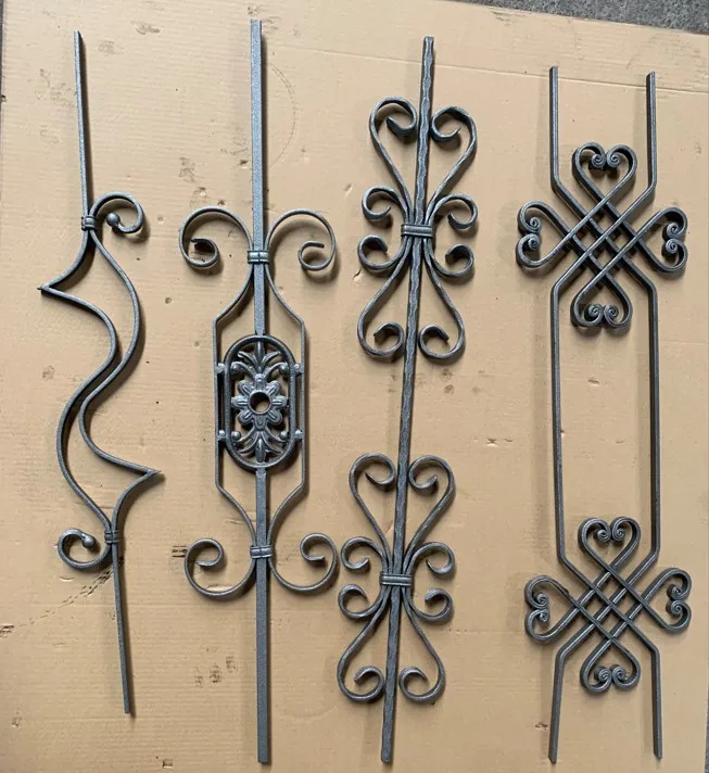 Wrought Iron Decorative Rosette Forged Element for Window Railing or ...