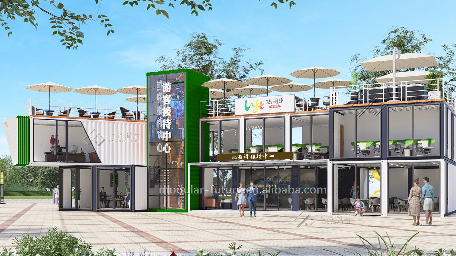 Modular Future Structure Industrial Warehouse Workshop Container ...