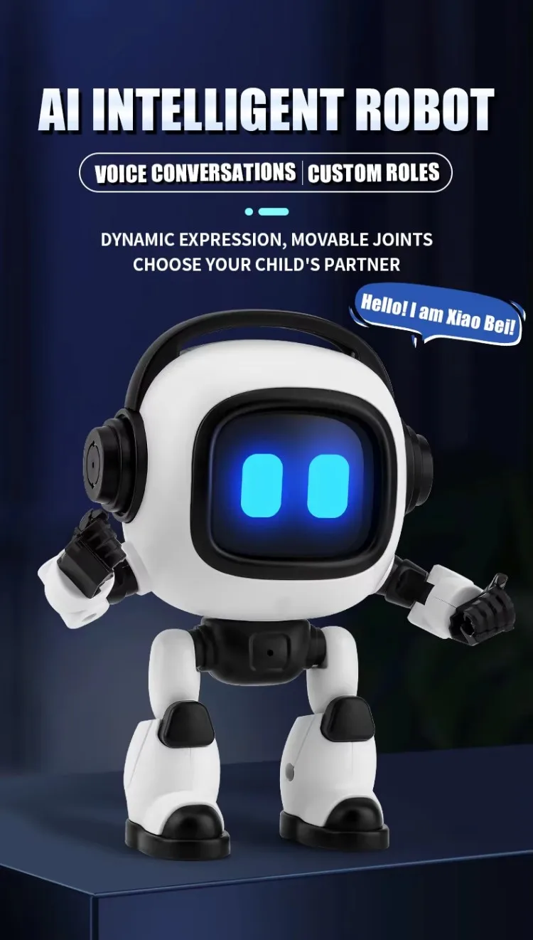 Talking Singing Emo Toy Robot Pet with Voice Recognition, Educational ...