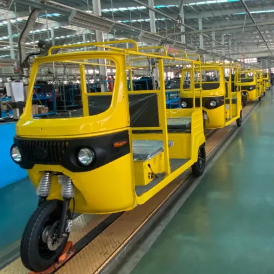 Powerful Electric Three Wheeler Cargo Tuk Tuk With Lithium Battery In ...