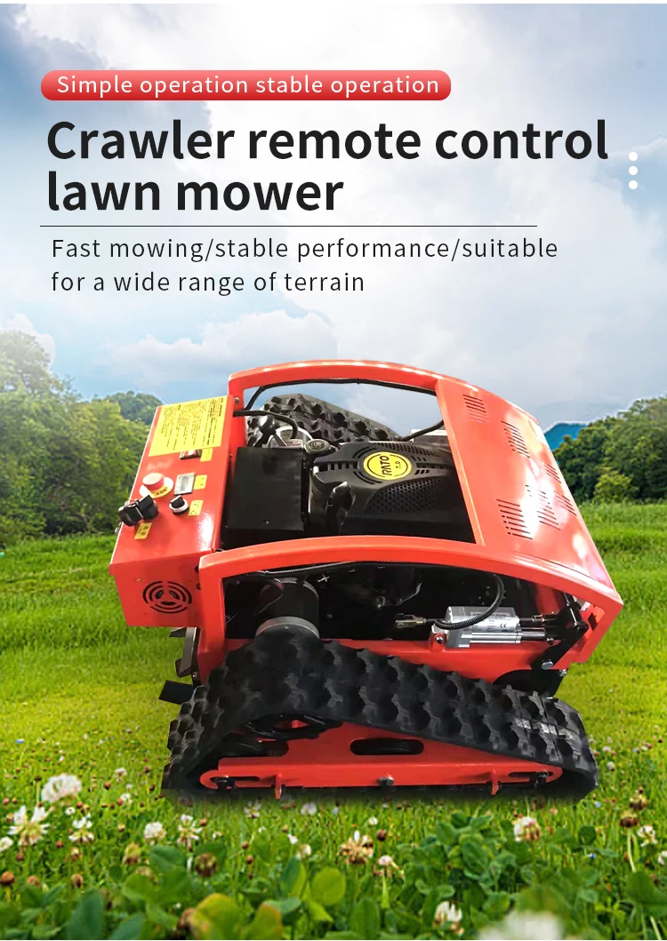 China Garden/farm On Lawn Mower Remote Control Mower For Sale - Buy ...