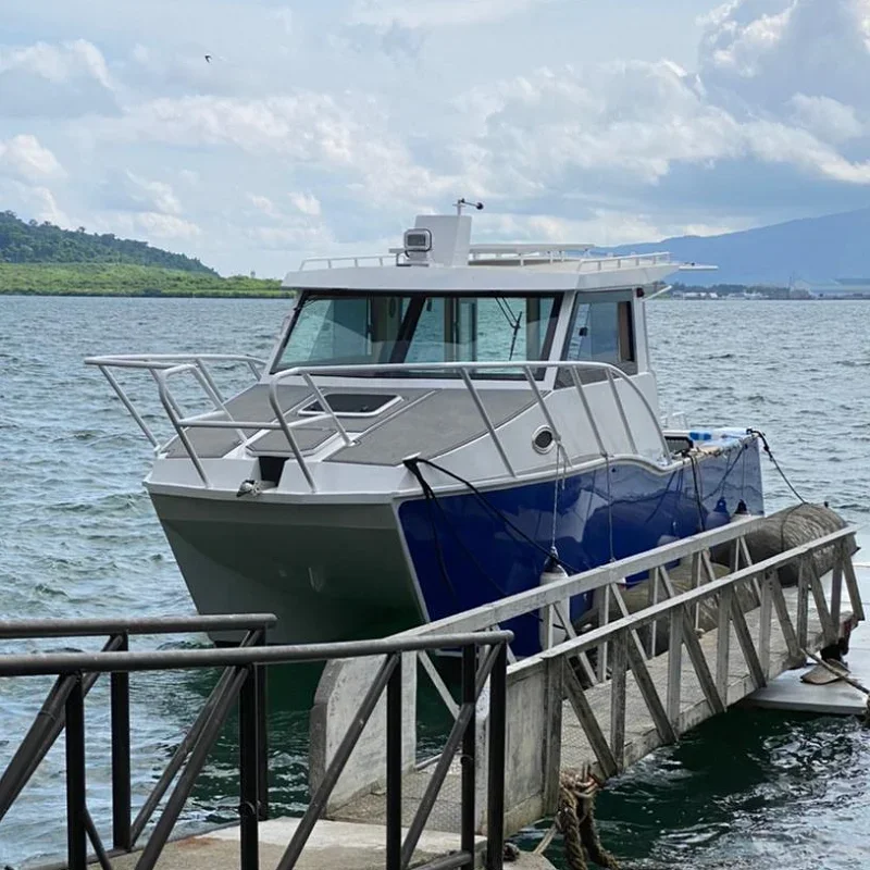 luxury sport rowing boat offshore catamaran fishing vessel passenger ...