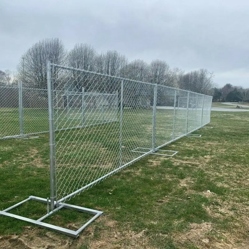 American Construction Removable Chain Link Temporary Fence Movable ...