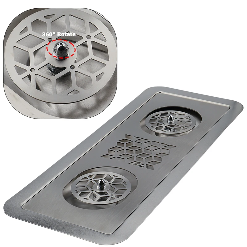 Double Rotating Nozzle Glass Rinser Stainless Steel Coffee Pitcher Wash ...