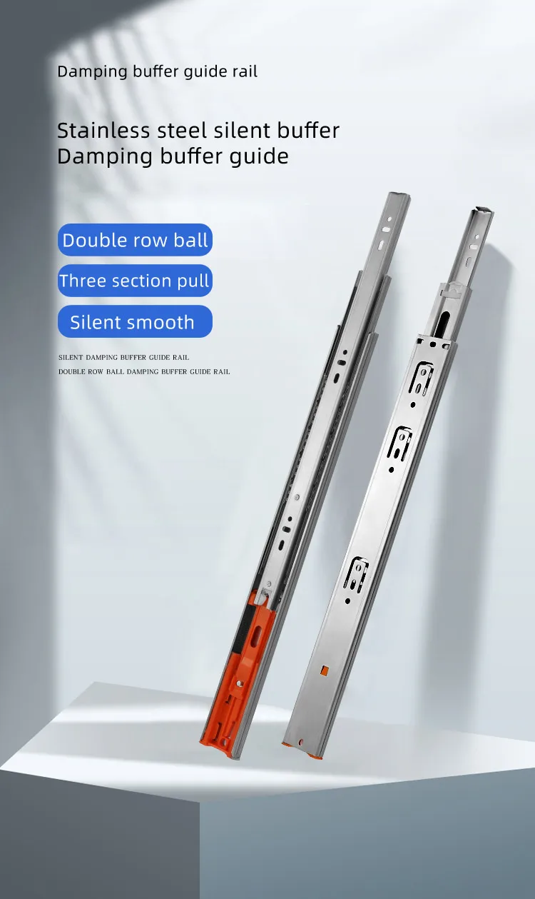 Doncic Stainless Steel Slide Rail - Telescopic & Soft Close