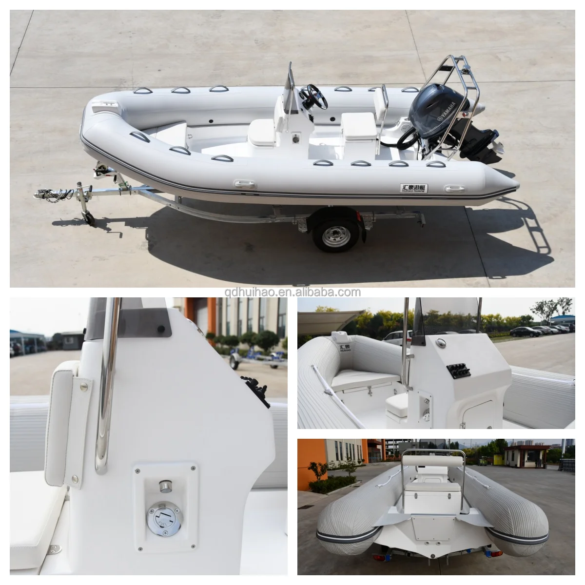 2025 Luxury Fiberglass Rib Boat with Ce /luxury Fiberglass Rib Boat ...