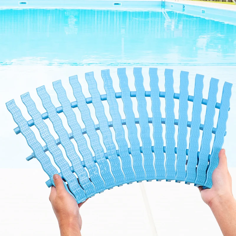 Flexible Swimming Pool Surrounding Plastic Overflow Gutter Gratings ...