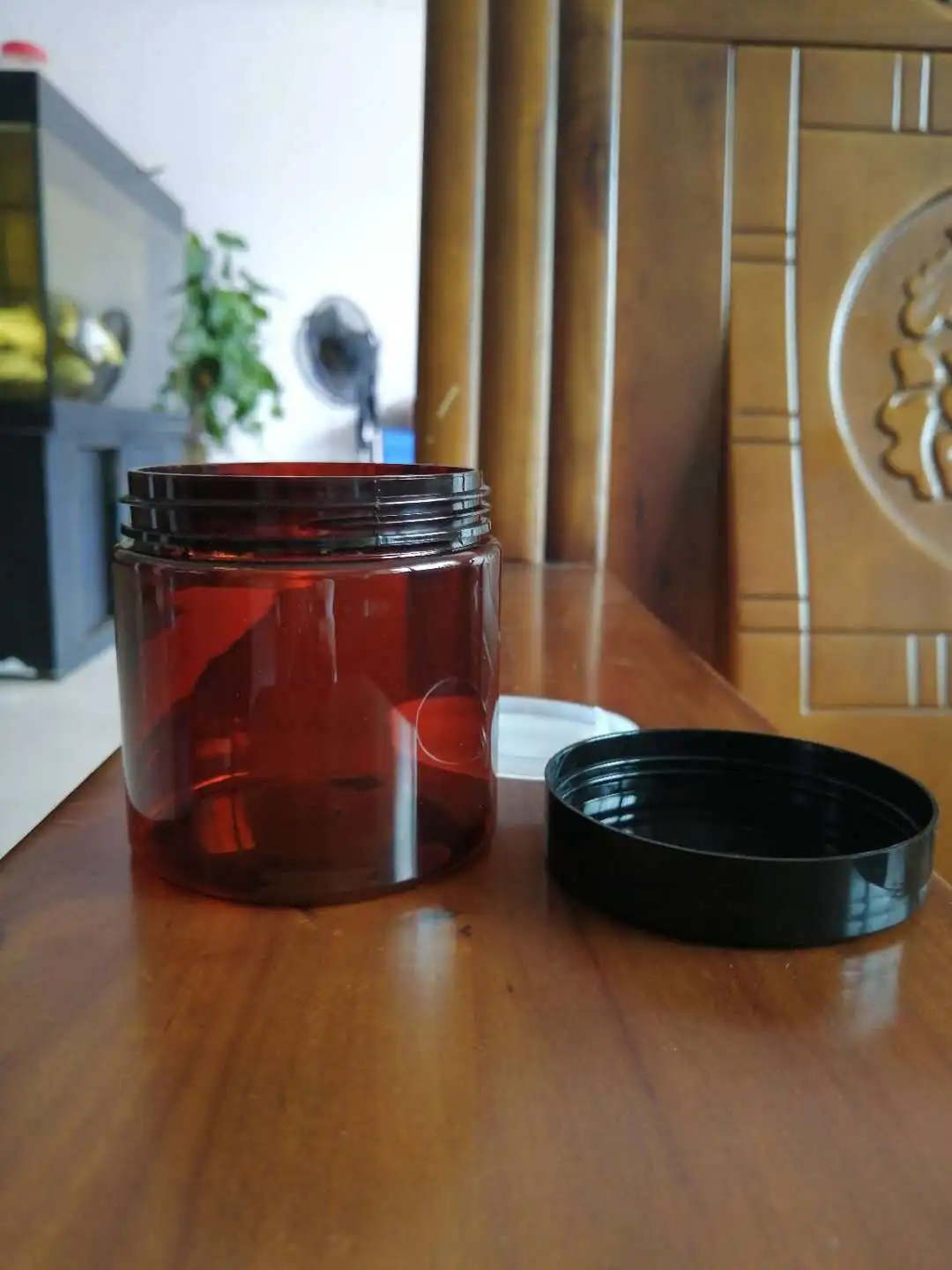 50g 100g 120g 150g 200g 250g 350g 500g Large Candy Amber Pet Containers ...