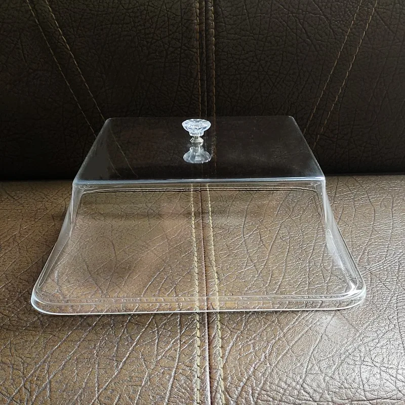 Transparent Lucite Cake Box - Personalized Acrylic Tray
