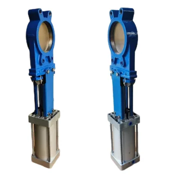 Din Pn10 Dn100 Ductile Iron Industry Knife Gate Valve Parallel Slide ...