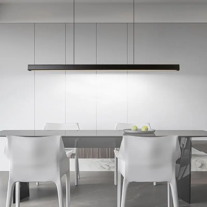 Linear pendant light for dining table kitchen island lighting fixtures ...