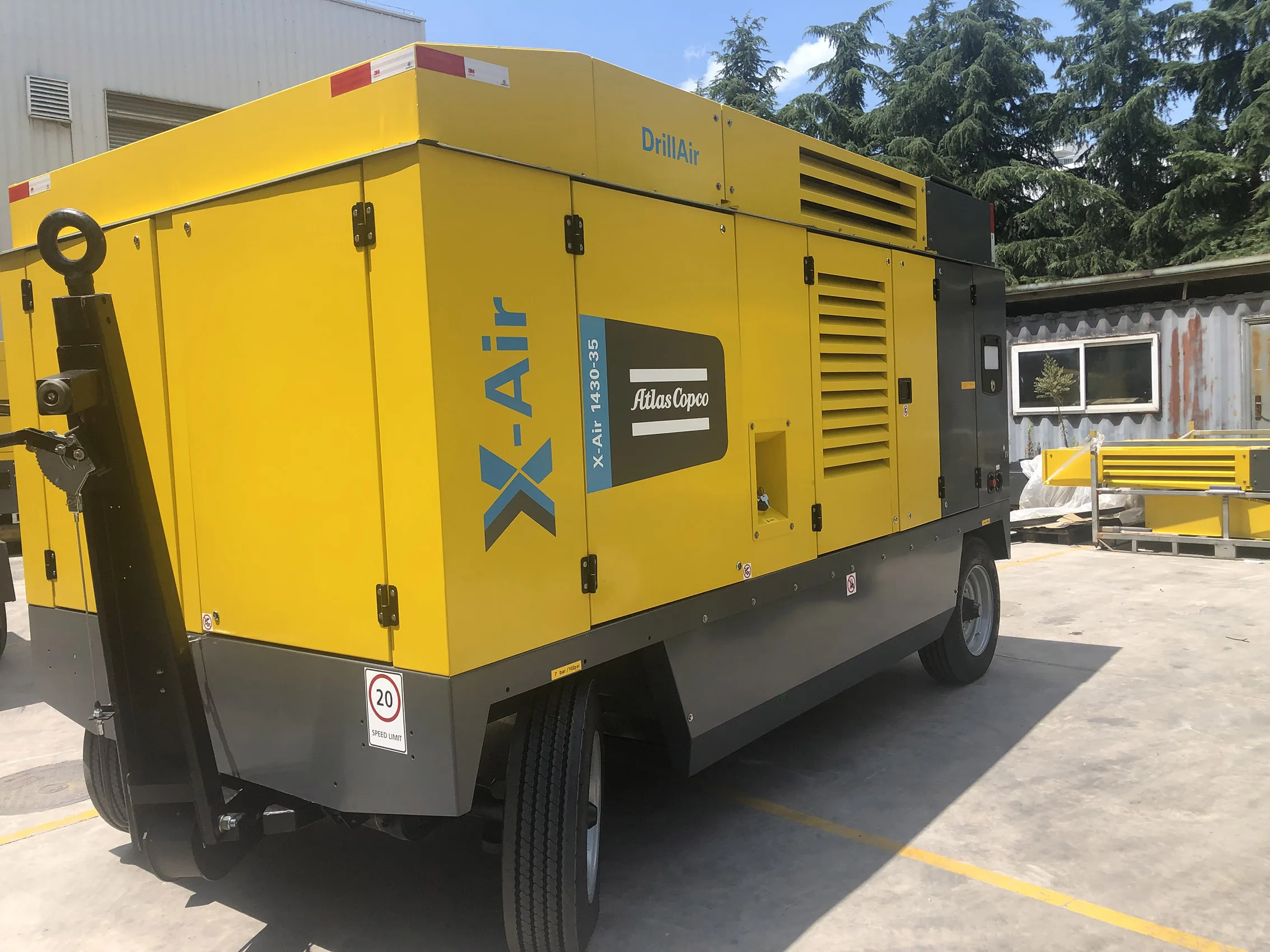 Atlas Copco High Pressure Air Compressor - 1500CFM 35 Bar