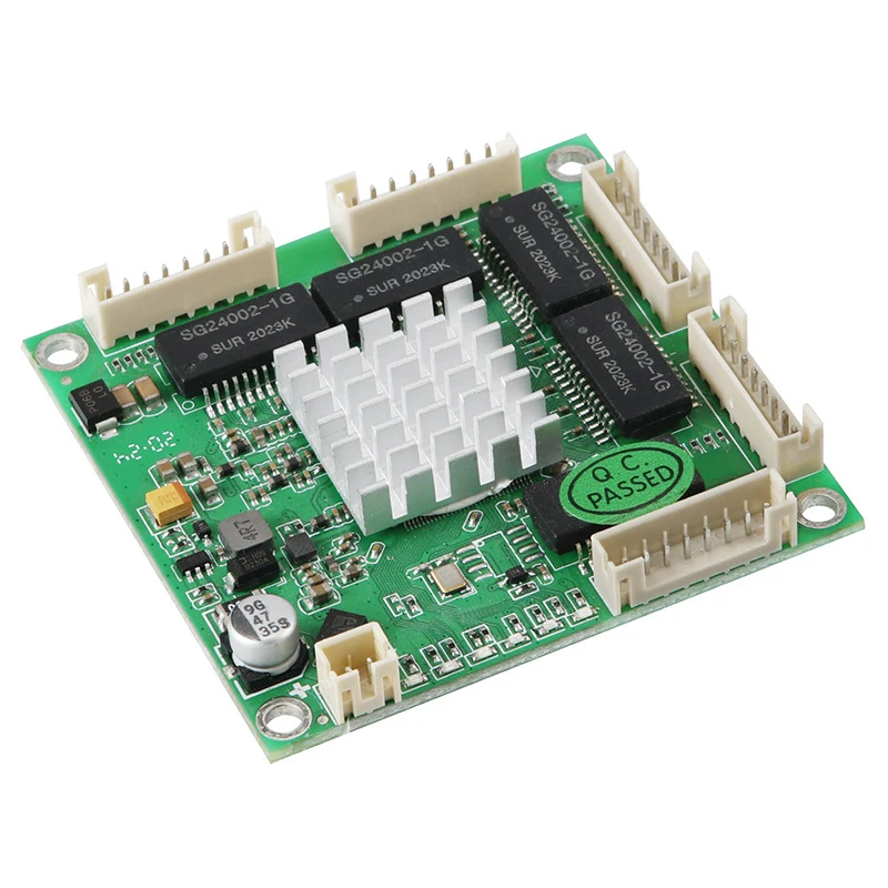 5 Port Industrial Ethernet Switch - Gigabit Network Module