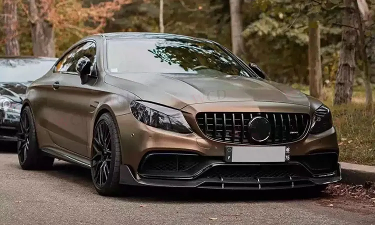 BS Style Carbon Fiber Front Lip for Benz C Class W205