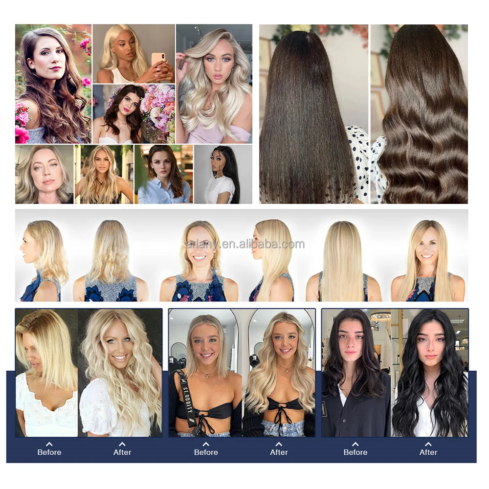Custom Hair Extension Holder Display Rack Linkage Micro Ring Beads Hair ...