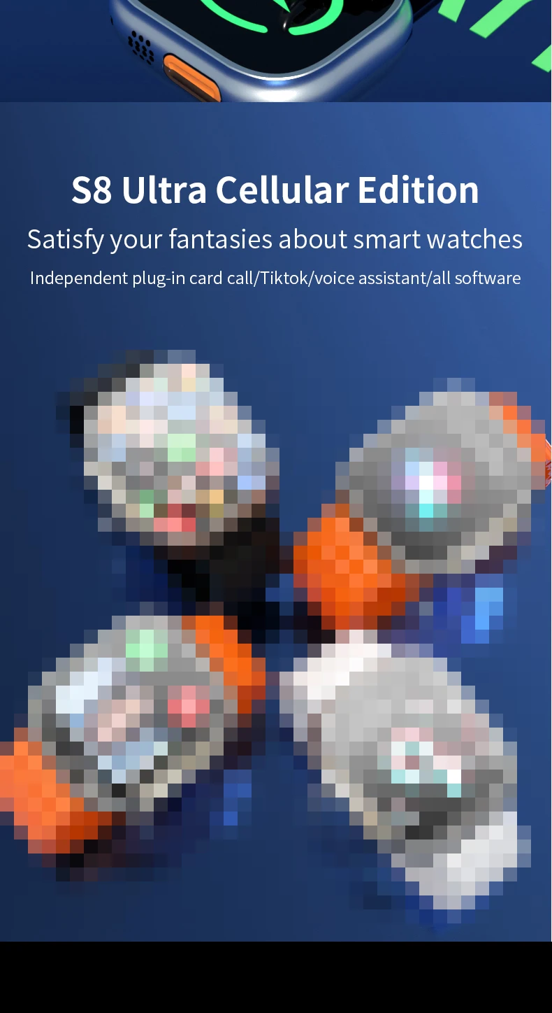 Smartwatch Waterproof Wearable Devices Reloj Inteligente 49mm Series 8 Smart Copy S8 Ultra Watch ...