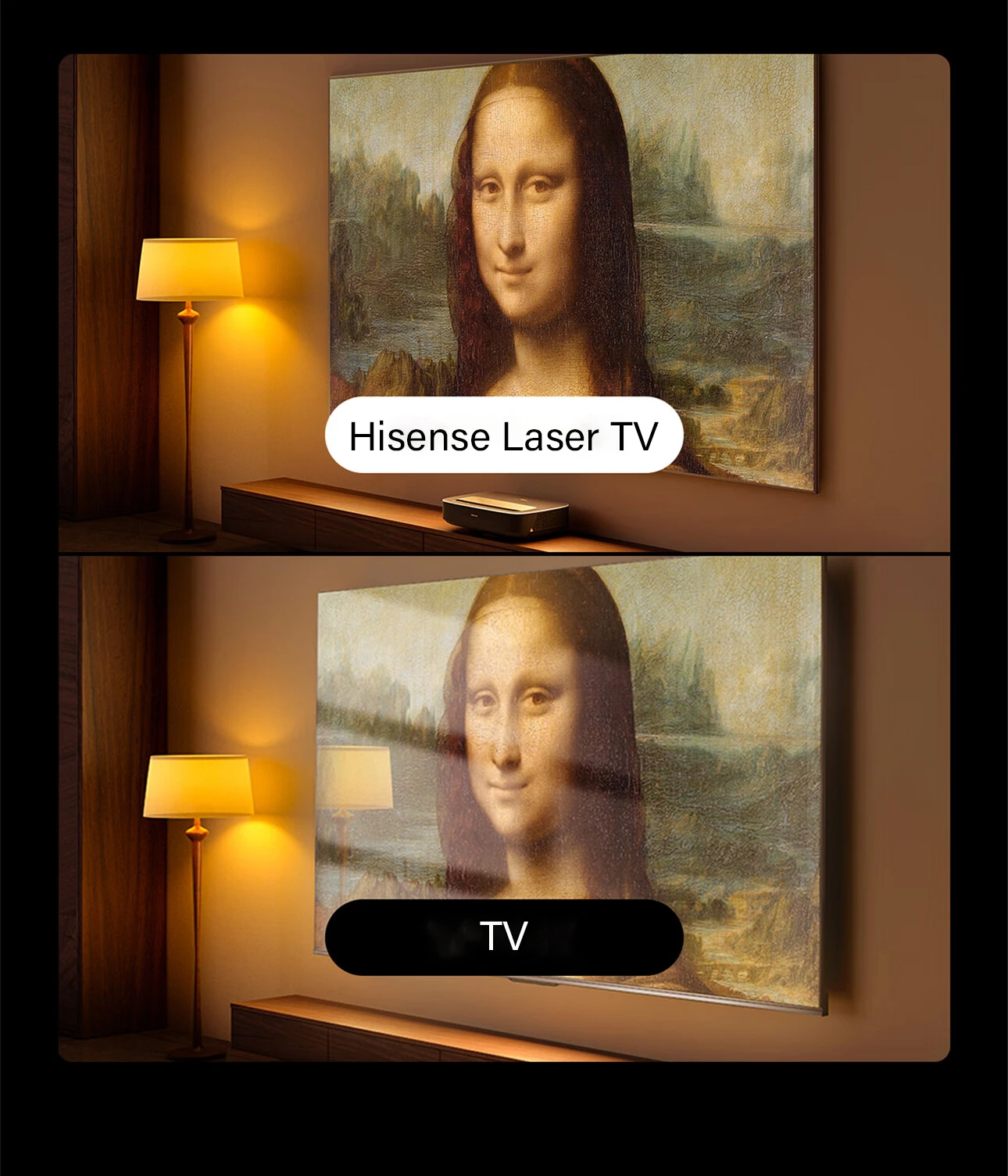 100L6N 4K Laser IMAX Enhanced Android 9 Projector for Home Cinema