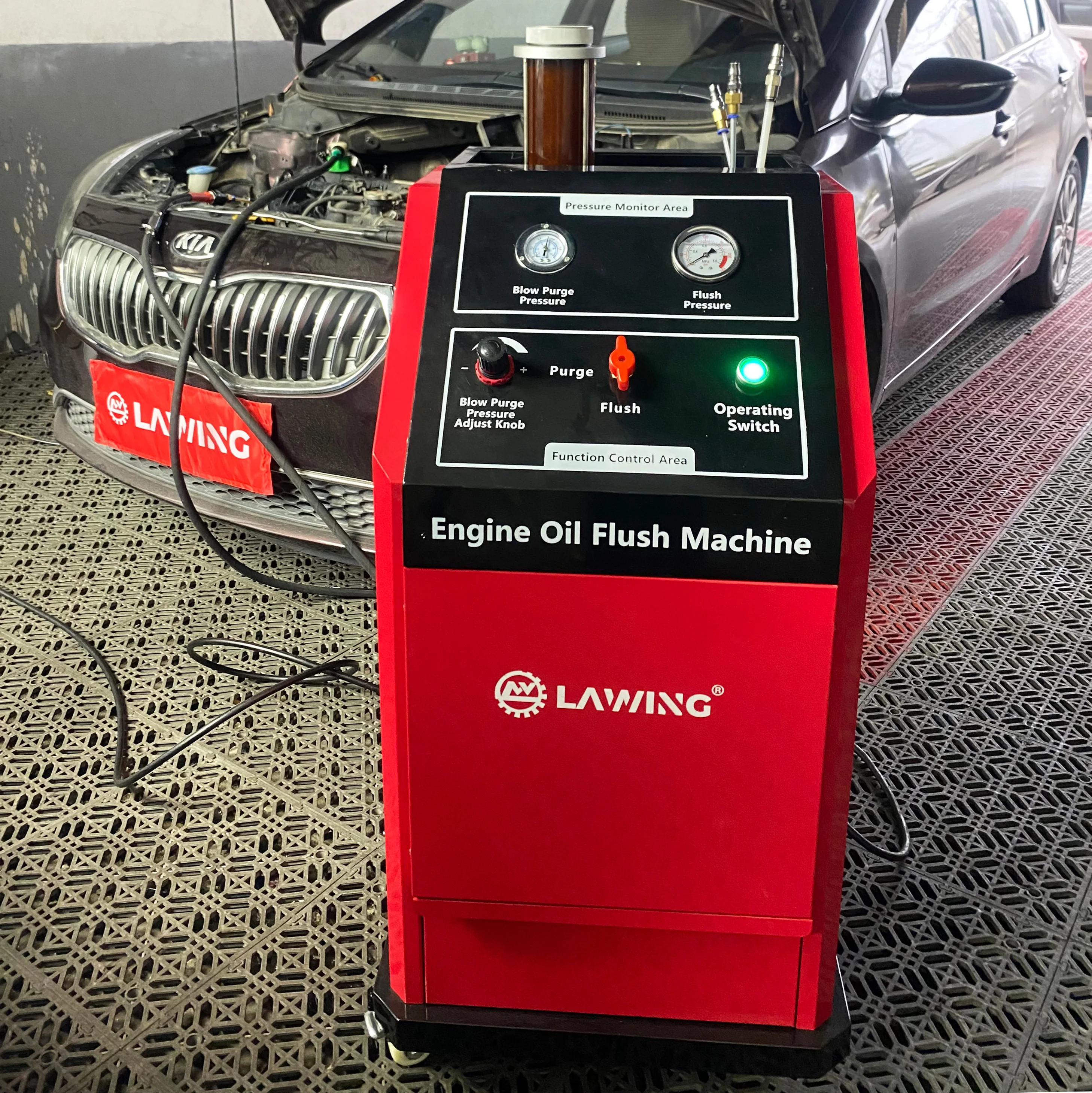 Mobile Engine Cleaning Machine - Efficient Oil Flushing