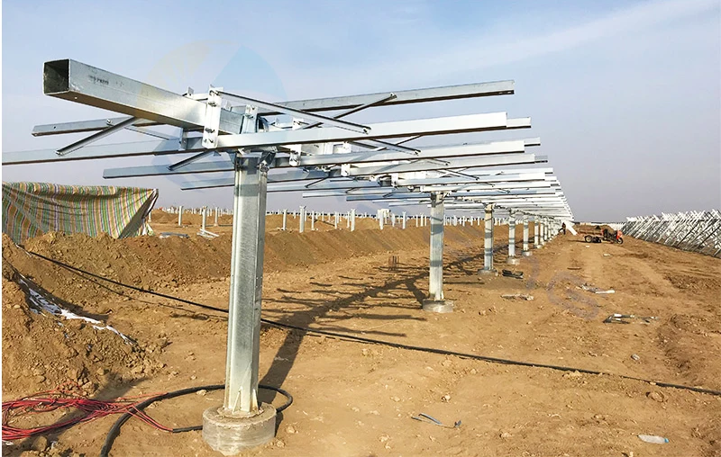 1MW Single Axis Smart Solar Tracking System - Seguidor Solar 1 Eje