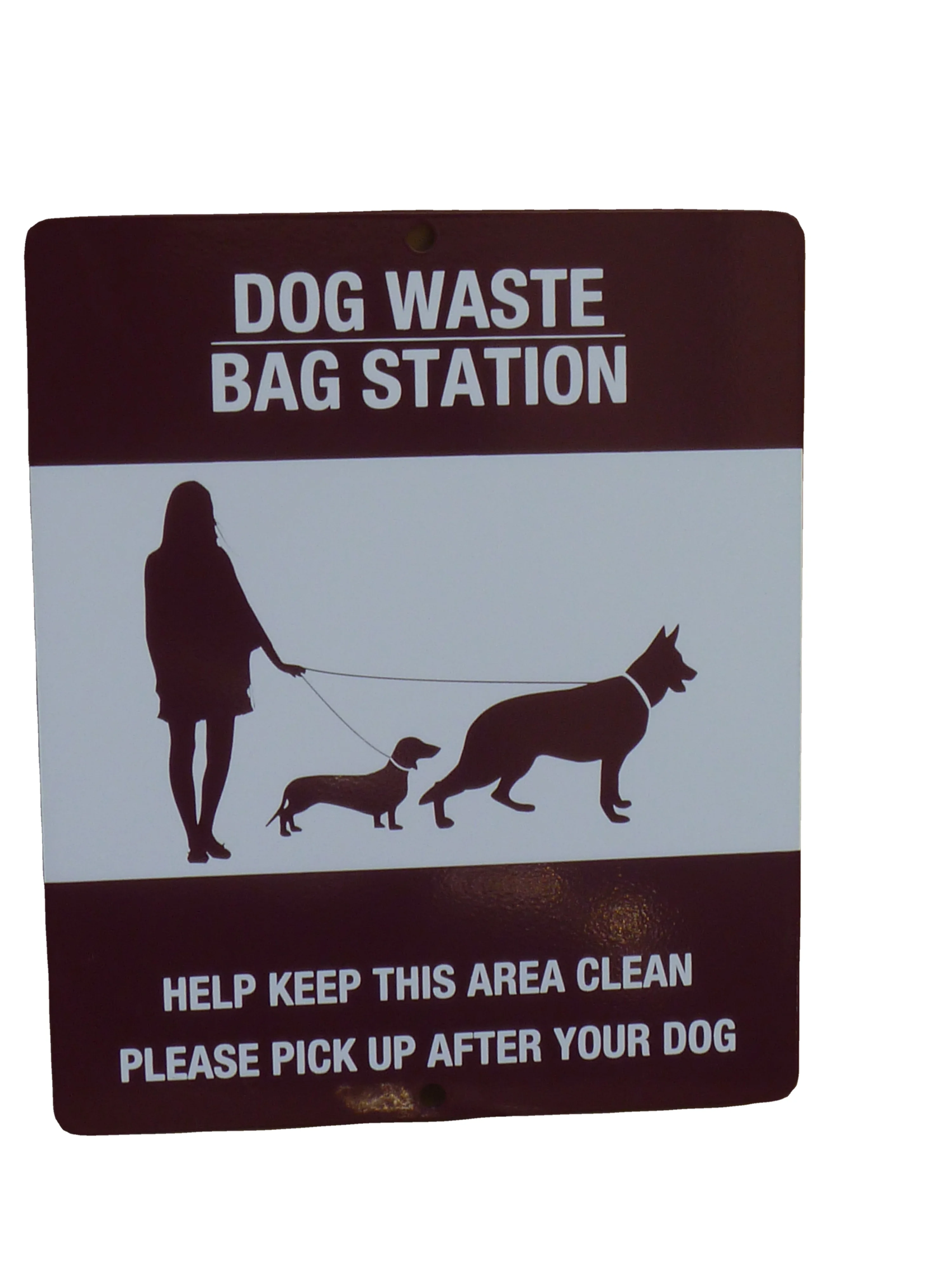 Pet Waste Station Outdoor Aluminum Weatherproof Dog Poop Sign Custom ...