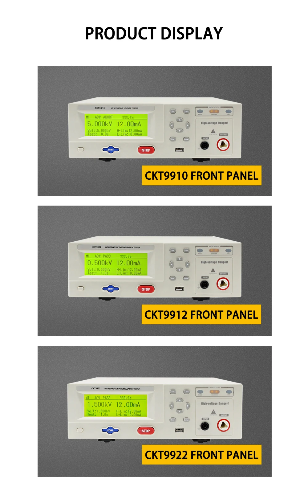 Chuangkai CKT9951A Withstand Voltage Leakage Current AC 10mA DC 10kV ...